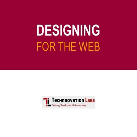 Web Design Training in Pune by Technnovation Labs | PPTX