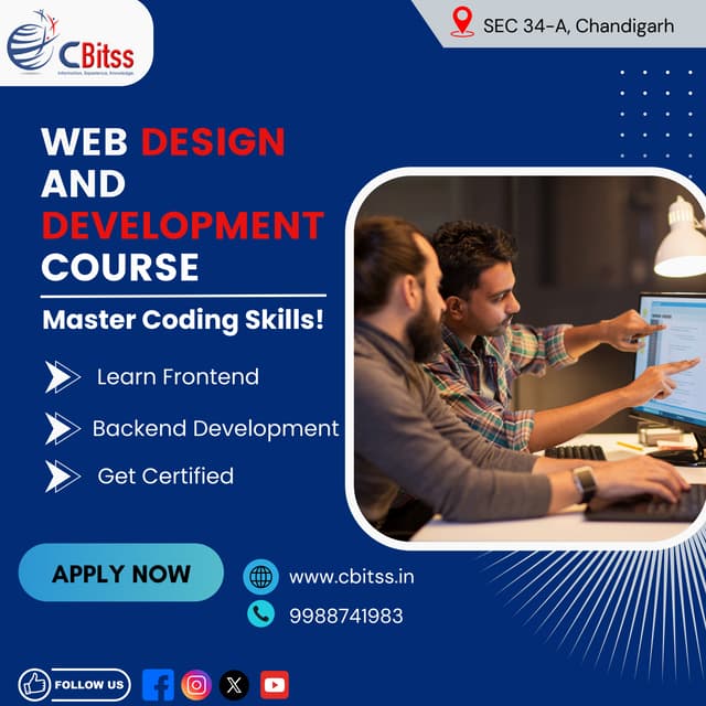 Web Design & Development Course in Chandigarh |CBitss | PDF