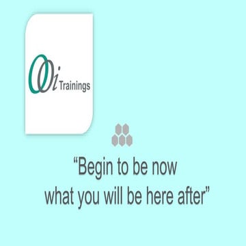 Web designing course Ooi Trainings | PPT