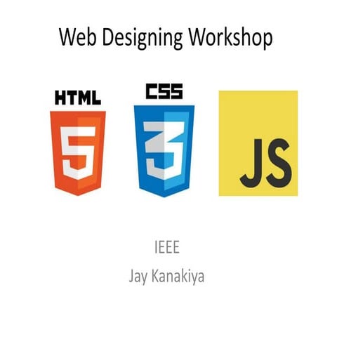 Web designing workshop | PPT