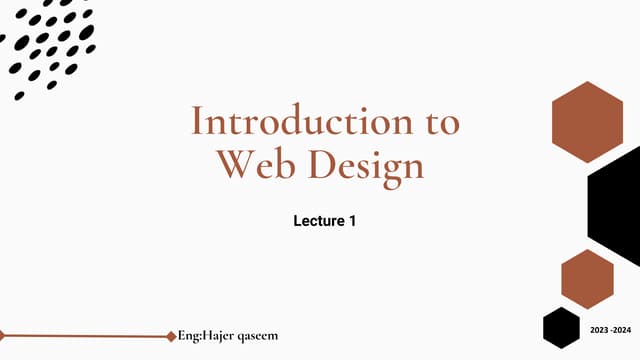 Web Design Lecture1pptx