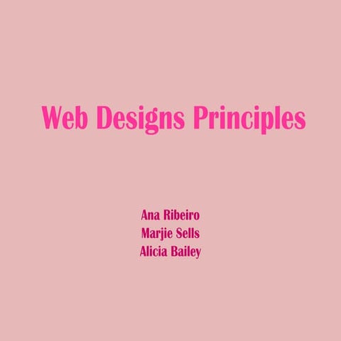 Design Principles - Website Examples | PPTX