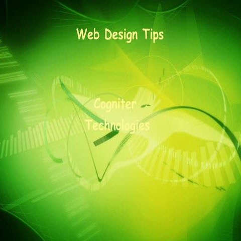 Web design tips | PPT | Web Design and HTML | Internet
