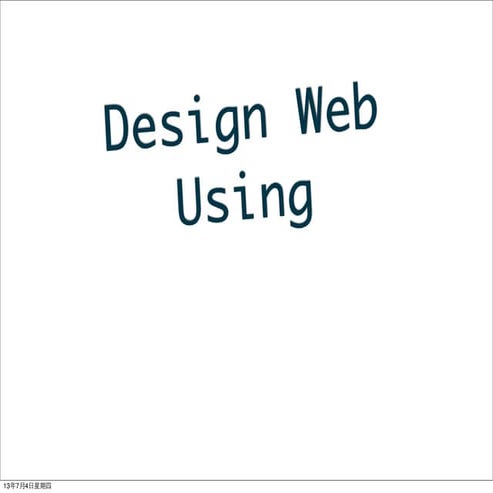 Web design using compass | PDF