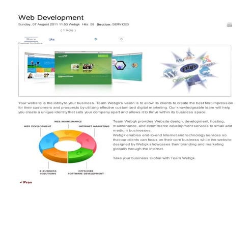 Webgk - Web development | PDF
