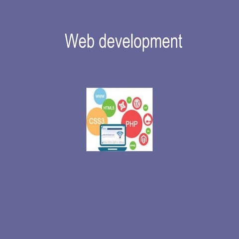Web development | PPT | Web Development | Internet