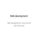 Web development.pptx | Web Development | Internet