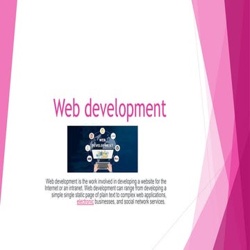 Web development.pptx | Web Development | Internet
