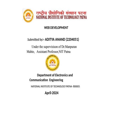 web development presentation for beginners | PPT