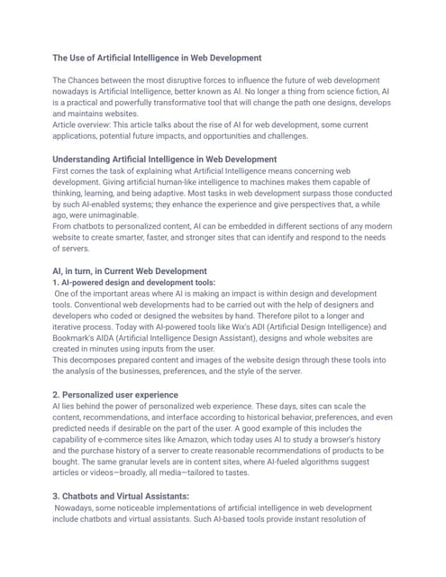 Unconventional Uses of AI in Software Development | PDF