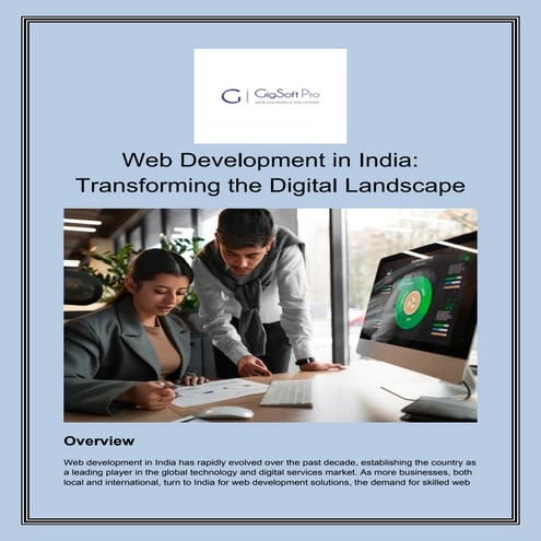 Web Development in India Transforming the Digital Landscape | PDF | Web ...
