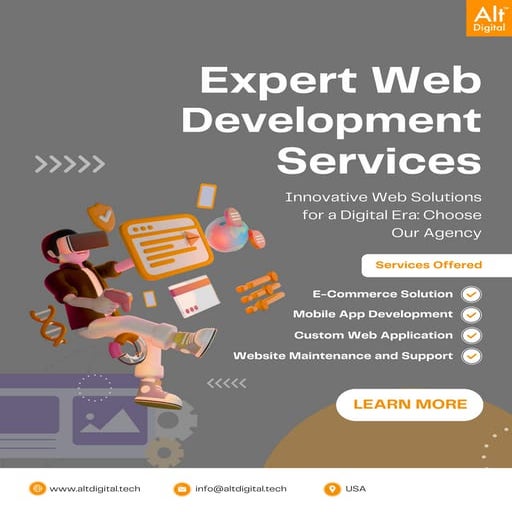 Web Development Services - Alt digital technologies | PDF