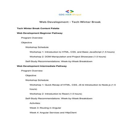 Web Development Tech Winter Break .docx