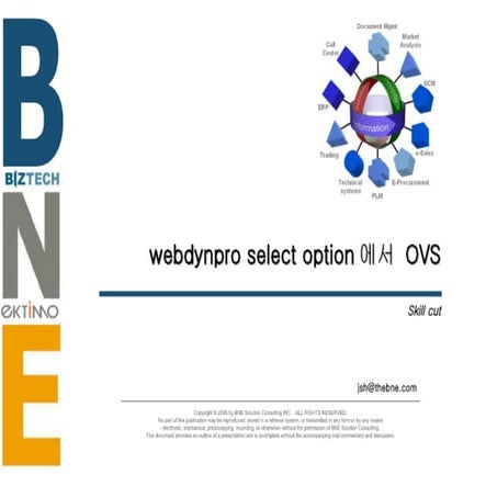 webdynpro OVS in Select Option | PDF