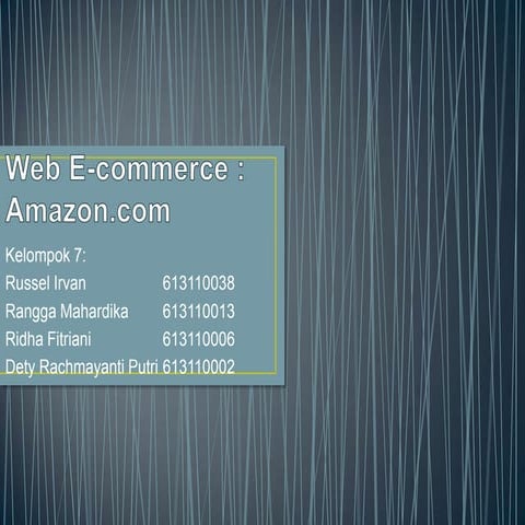 Web e commerce | PPTX
