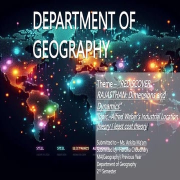 Alfred Weber's least cost theory on industrial location.pptx
