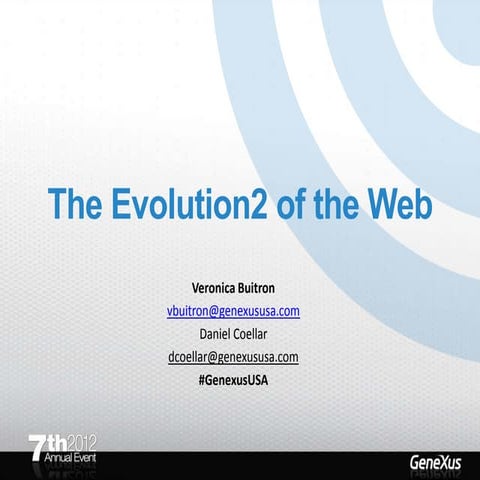 Web evolves3 | PPTX | Web Development | Internet