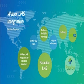 Webex lms integration - Paradiso Solutions | PPT