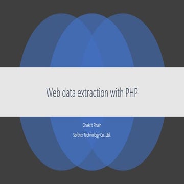 Web Scraping With Php Ppt