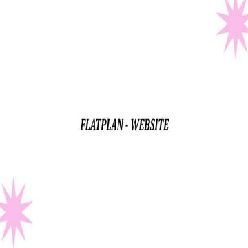 Website flatplan | PPTX