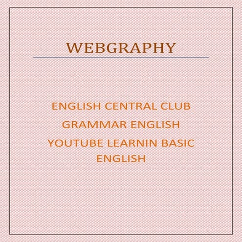Webgraphy | PDF
