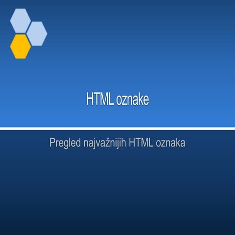HTML oznake | PPT