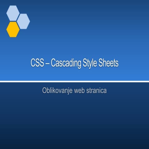CSS - osnove | PPTX