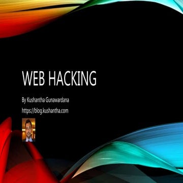 Web hacking | PPTX