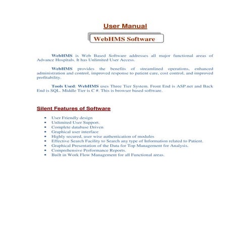 TrakCare Training Document BMS | DOC