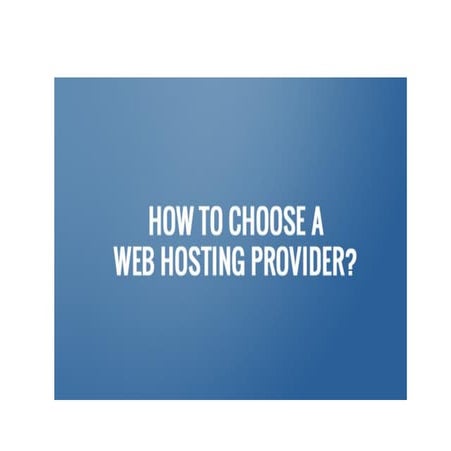 Web Hosting Media | PDF
