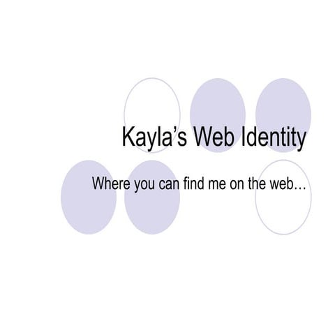 Web Identity Presentation | PPT