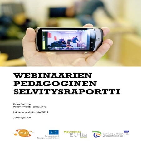 Webinaarien pedagoginen selvitysraportti (Raportti) | PDF