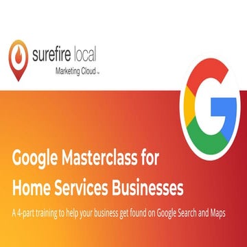 Google Masterclass Part 3: Google Search & SEO | PPT