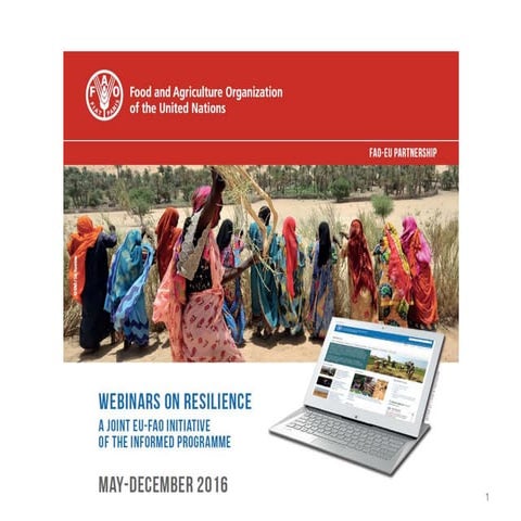 Webinar 5 on resilience: Gender equality for resilience in protracted ...