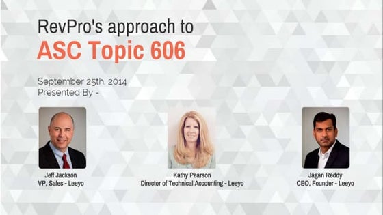 Mindmap of ASC 606 | PDF