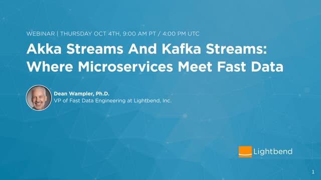 Akka Streams And Kafka Streams Where Microservices Meet Fast Data Ppt 5629