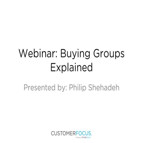 Promotional Product Buying Groups Explained | PDF