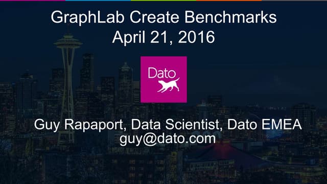 Scaling Up Machine Learning How To Benchmark Graphlab Create On Huge Datasets Ppt