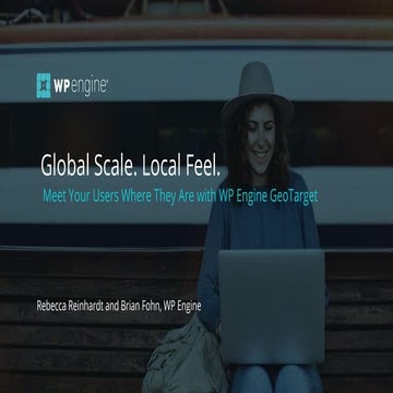 Webinar: Global Scale. Local Feel. | PDF