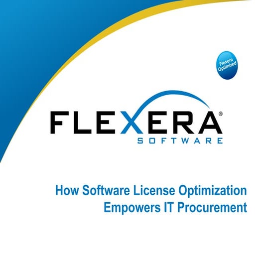 Webinar- How Software License Optimization Empowers IT Procurement | PDF | Technology & Computing