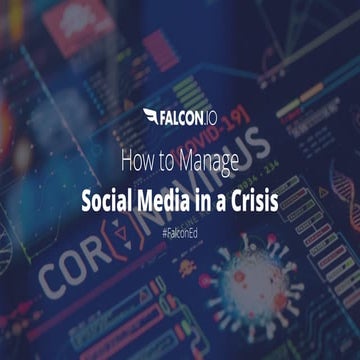Webinar: How to Manage Social Media in a Crisis | PPT