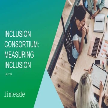 Inclusion Consortium: Measuring Inclusion | PPT