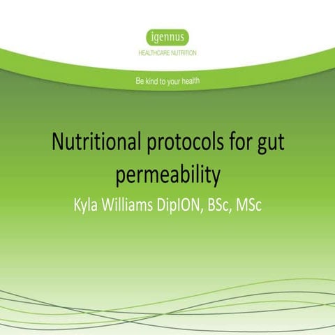 Nutritional protocols for gut permeability, with nutritionist Kyla ...