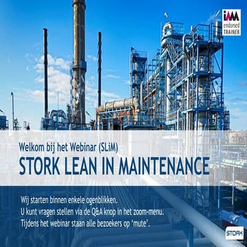 Webinar lean in maintenance 1 juli 2020 | PDF