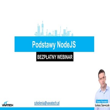 Webinar - Podstawy Node.js