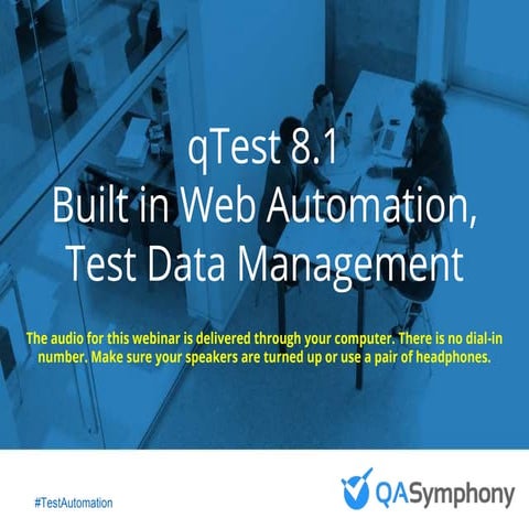 Streamlining Automation Scripts And Test Data Management Ppt