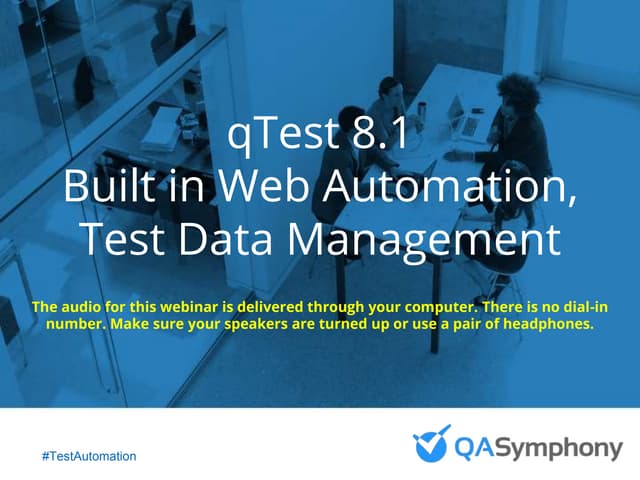 Streamlining Automation Scripts And Test Data Management Ppt