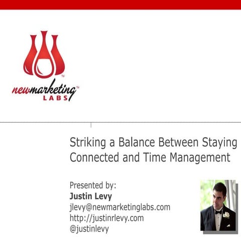 Striking a Balance Between Staying Connected and Time Management | PPT