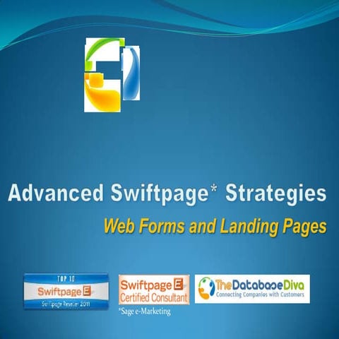 Webinar web forms and landing pages | PPTX | Web Development | Internet