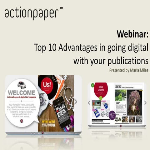 Top 10 advantages in going digital with your publications | PPT